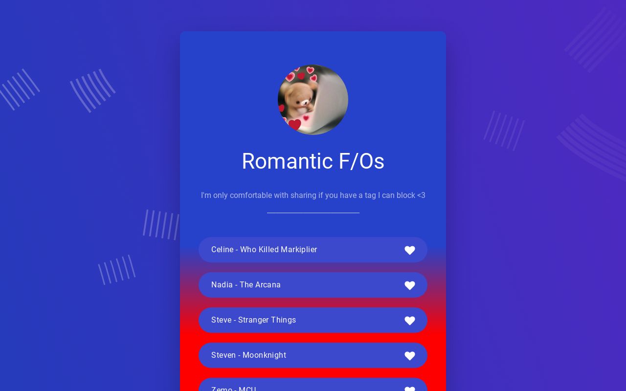 Romantic F/Os